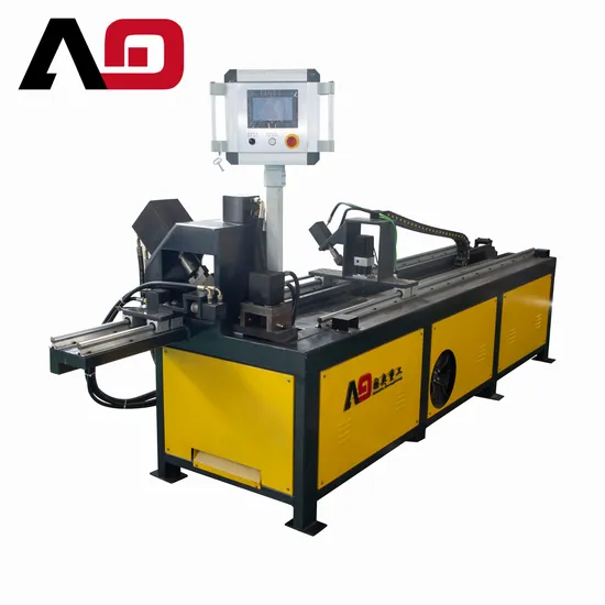 HVAC CNC Angle Steel Flange Production Line /Automatic Punching Cutting ...